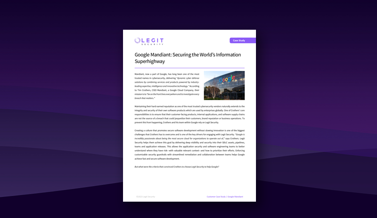 Legit Security Resource Library